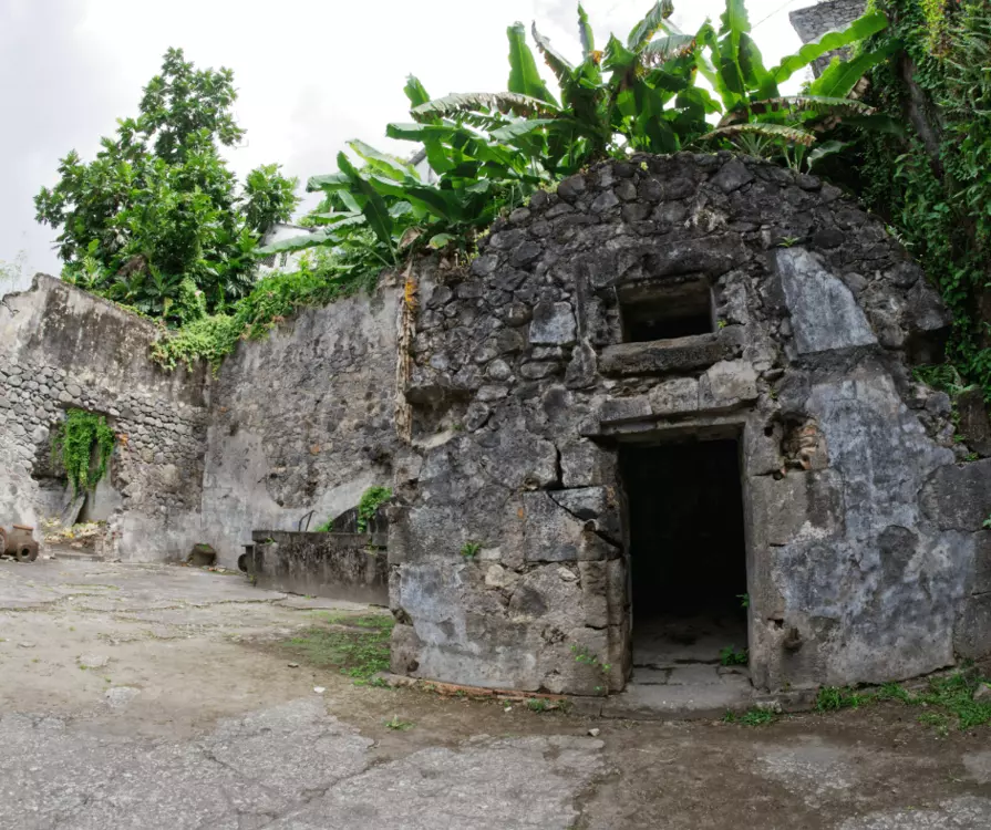 Cyparis' dungeon in Saint-Pierre in Martinique - Tourcrib