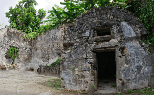 Cyparis' dungeon in Saint-Pierre in Martinique - Tourcrib