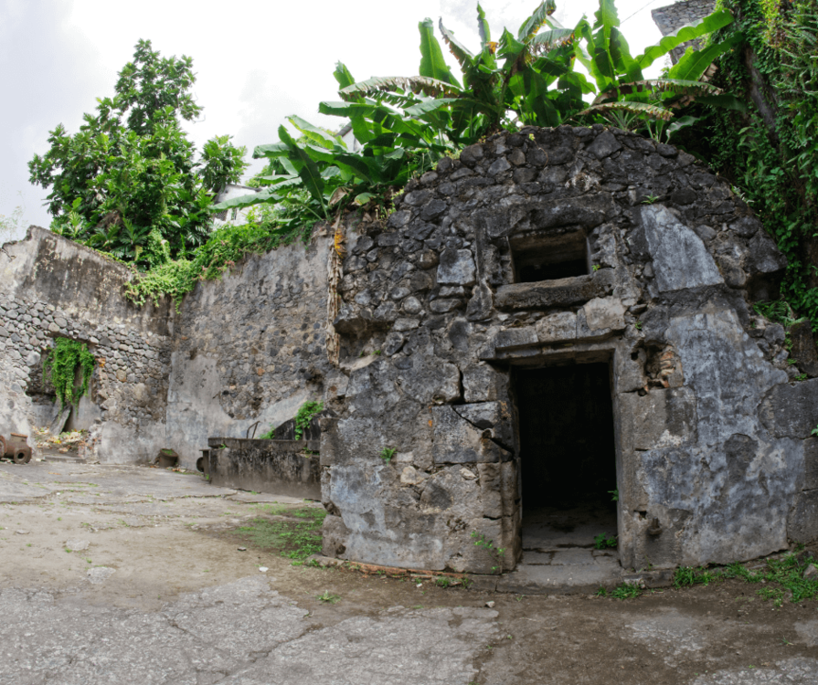 Cyparis' dungeon in Saint-Pierre in Martinique - Tourcrib